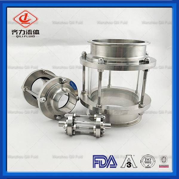 304/316L Sanitary Stainless Steel liquid level tank Sight Glass/Column ...