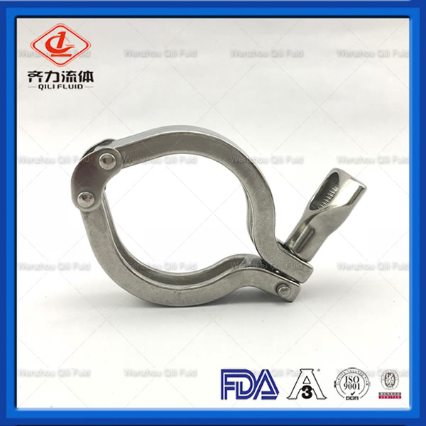 Sanitary Stainless Steel Double Pin Heavy Type Clamp, China tri clover ...