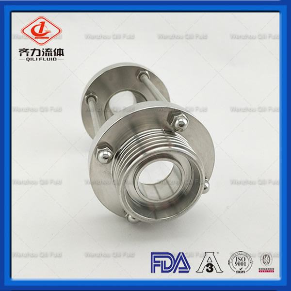 Sanitary Stainless Steel Inline Threaded Sight Glass, China fluid level ...