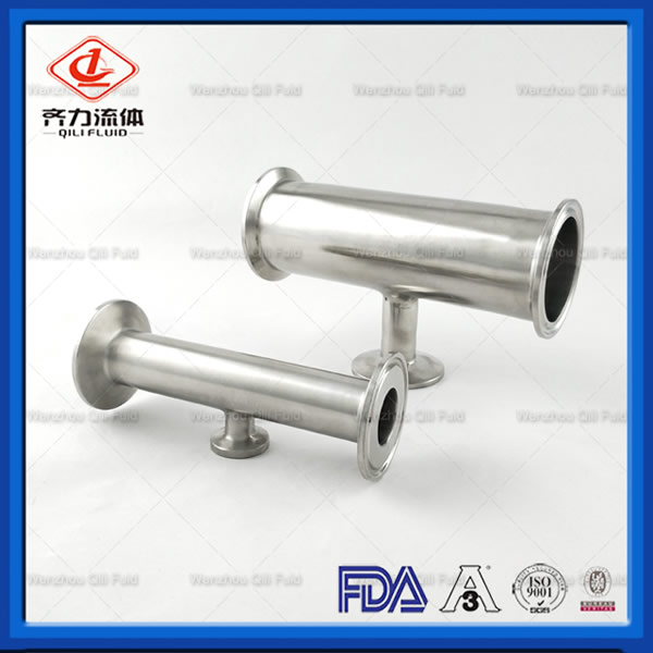 China Sanitary Stainless Steel Pipe Fitting Reduce Tee 304 316L with 3A ...