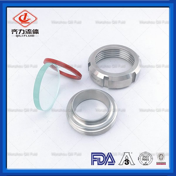China Stainless Steel Sanitary Grade Union Type Sight Glass, Sanitary ...