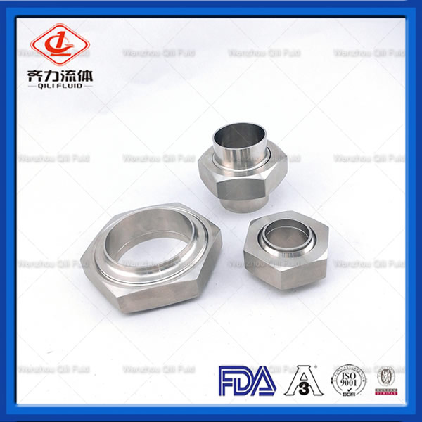 Stainless Steel Sanitary Idf Hexagon Nut Union, China Union, Stainless ...
