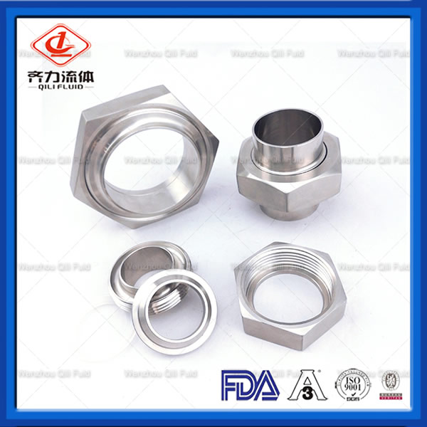 Stainless Steel Sanitary Idf Hexagon Nut Union, China Union, Stainless ...