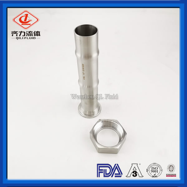 China Stainless Steel SS304 SS316 RJT Nut Double Loop Pipe, Hygienic ...