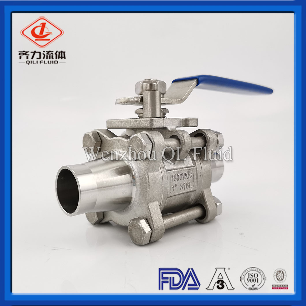 China Stainless Steel CF3M CF8M Manual Food Grade Full Bore Encapsulate ...