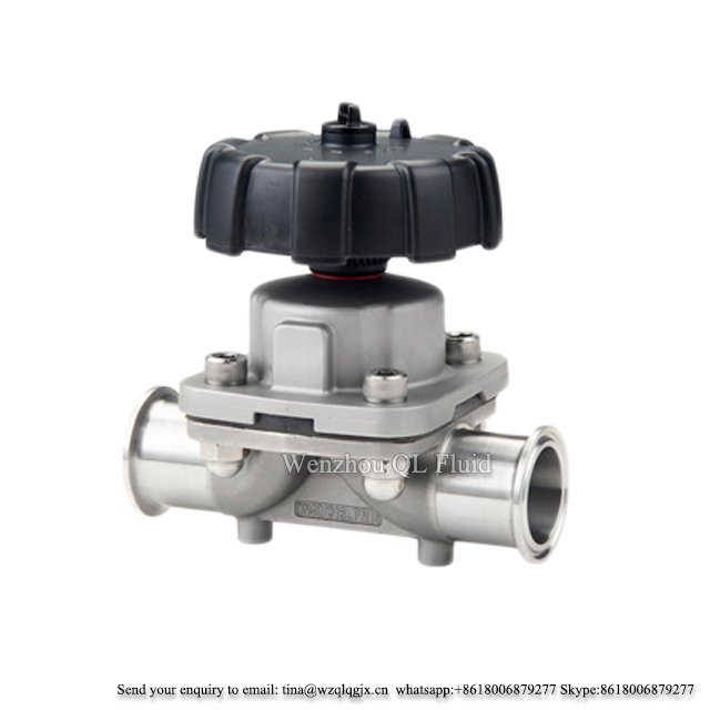Sanitary Welded Straight Brewing PTFE Diaphragm Valve - QILI HOLDING ...