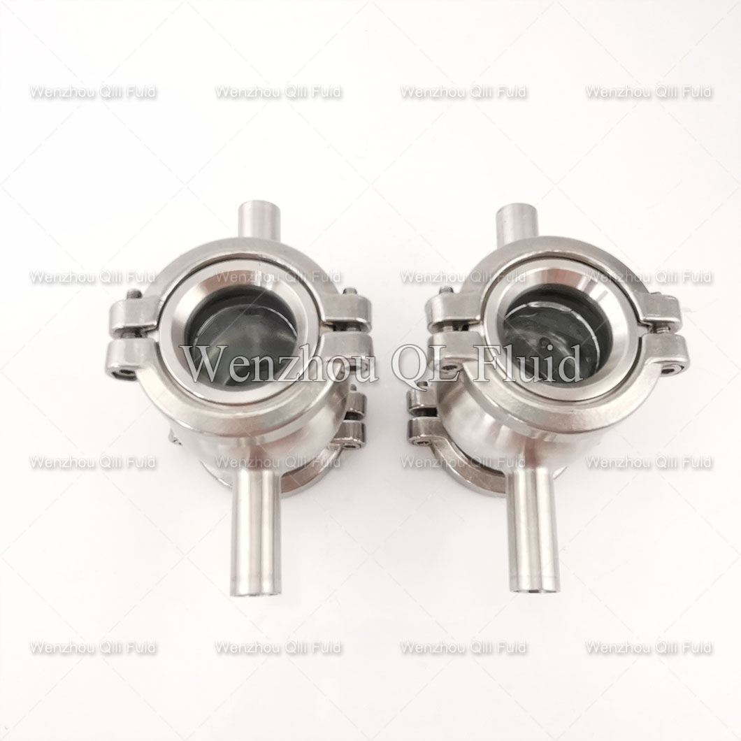 Stainless Steel Sanitary Vacuum Sight Glass, China flow Vacuum sight ...