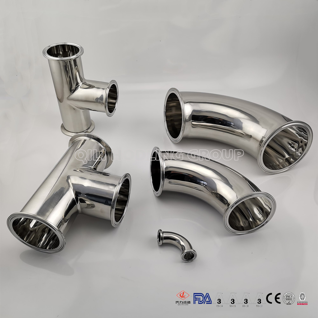 Sanitary Stainless Steel Pipe Fittings Elbow, Tee, Reducer with ...