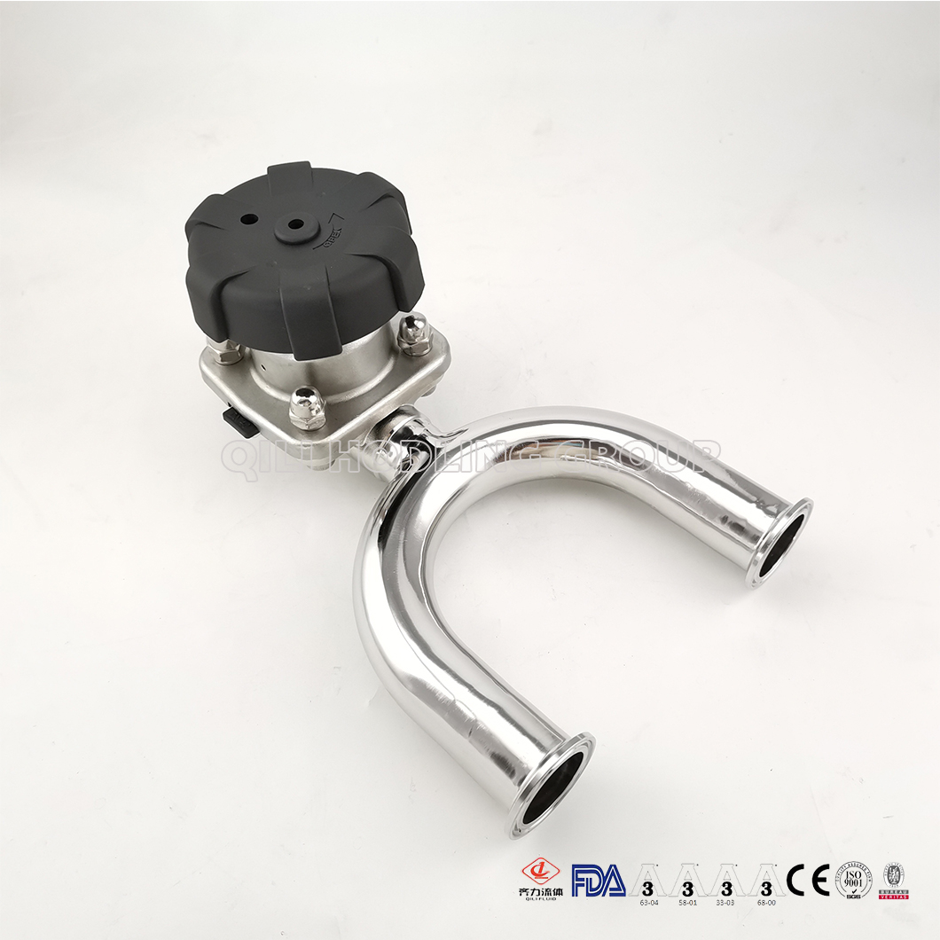 Sanitary Stainless Steel U Type Tee Welded Diaphragm Valve, China itt ...
