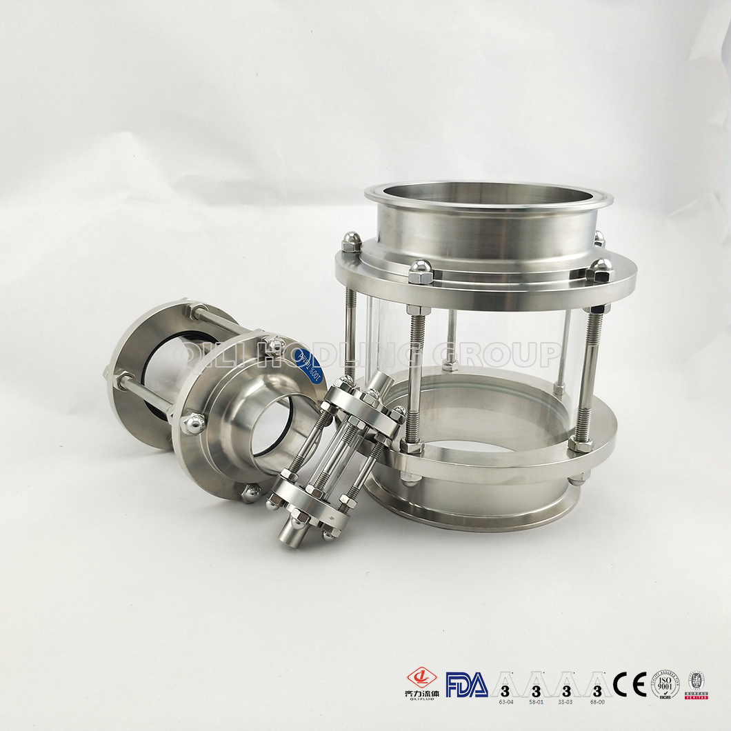 304/316L Sanitary Stainless Steel liquid level tank Sight Glass/Column ...