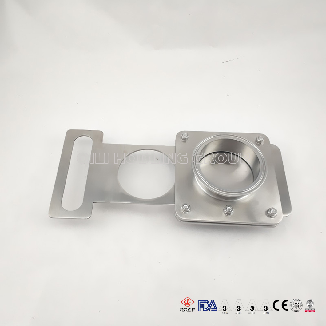 Stainless Steel Sanitary Slide Gate Assembly, China Control Flow ...
