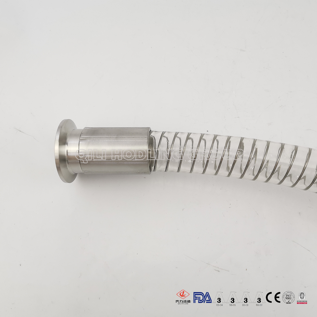 Clear Flexible PU Steel Wire Reinforced Hose, China PU-hose with spring ...