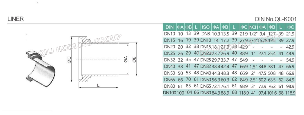 Dn32 Dn40 Dn50 Dn 80 Dn100 Stainless Steel Pipe Fitting Quick Clamped ...