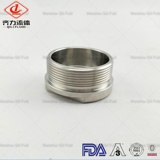 Sanitary Stainless Steel Threaded Tube To Pipe Adapter Ferrule, China ...