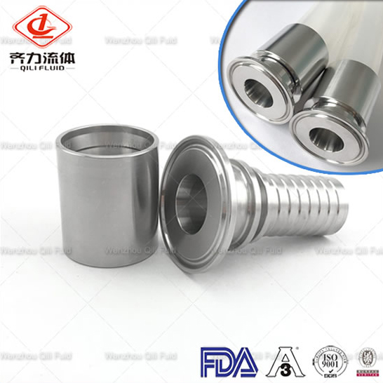 Sanitary Stainless Steel Tri Clamp Hydraulic Sanitary Hose Connector ...