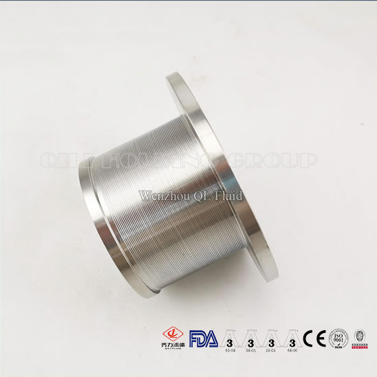 Stainless Steel Custom Long Length Ferrule with Flange Connection ...