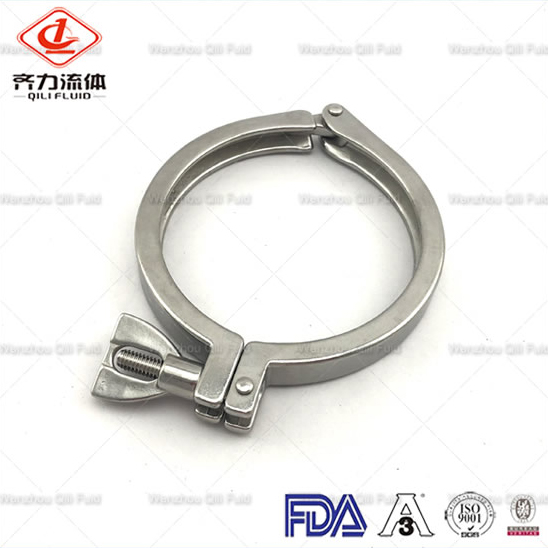 Stainless Steel Sanitary Heavy Duty Clamp, China tri clover sanitary ...