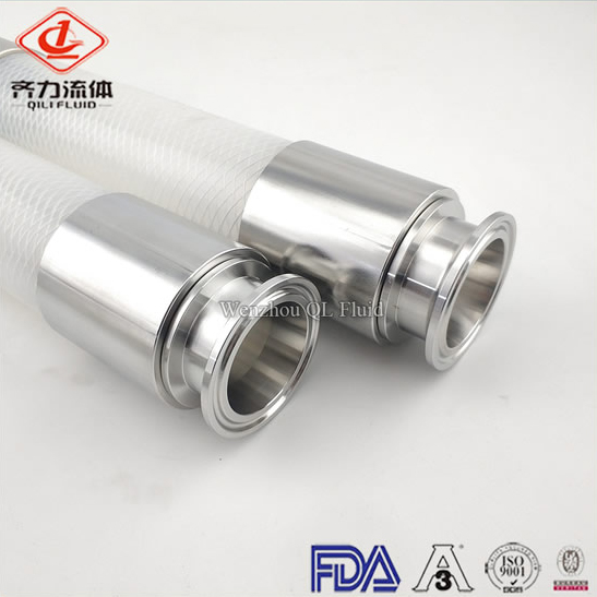 Stainless Steel Sanitary Hose Tri Clamp Fittings And Crimp Collars ...