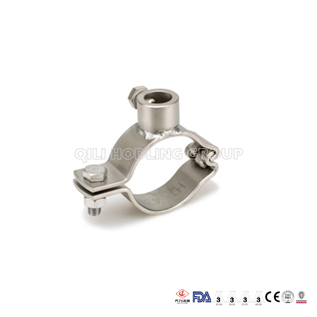 Stainless Steel Sanitary Pipe Tri Clamp Support And Pipe Holder, China ...