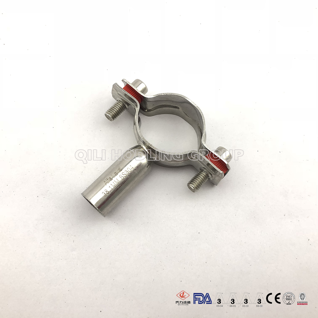 304 316L Sanitary Stainless Steel Pipe Holder with Tube, China tri ...