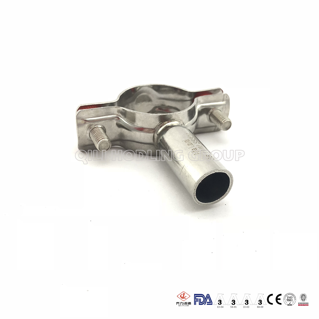 304 316L Sanitary Stainless Steel Pipe Holders with Tube, China tri ...
