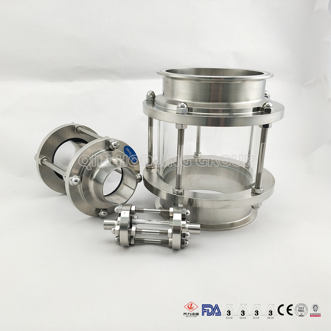 304/316L Sanitary Stainless Steel liquid level tank Sight Glass/Column ...
