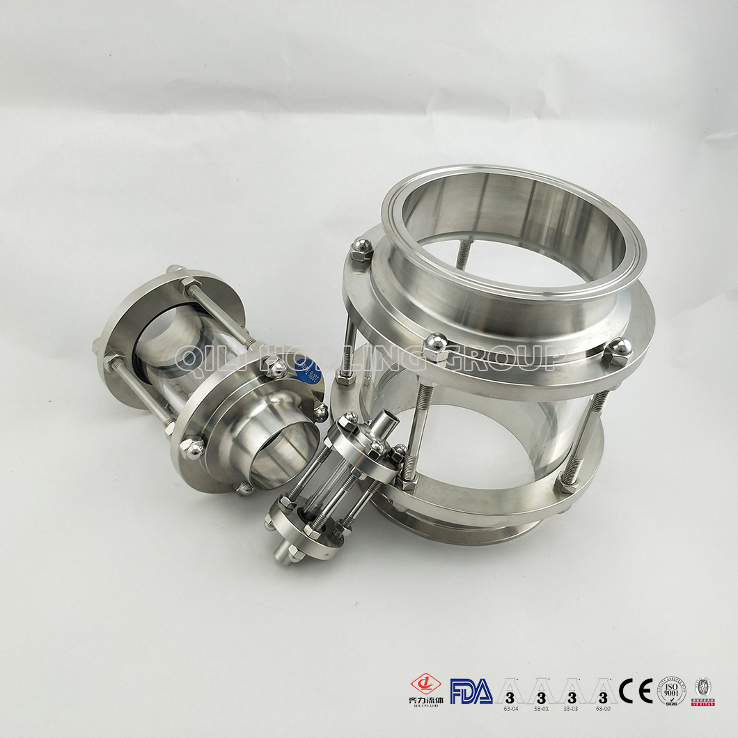 304/316L Sanitary Stainless Steel liquid level tank Sight Glass/Column ...