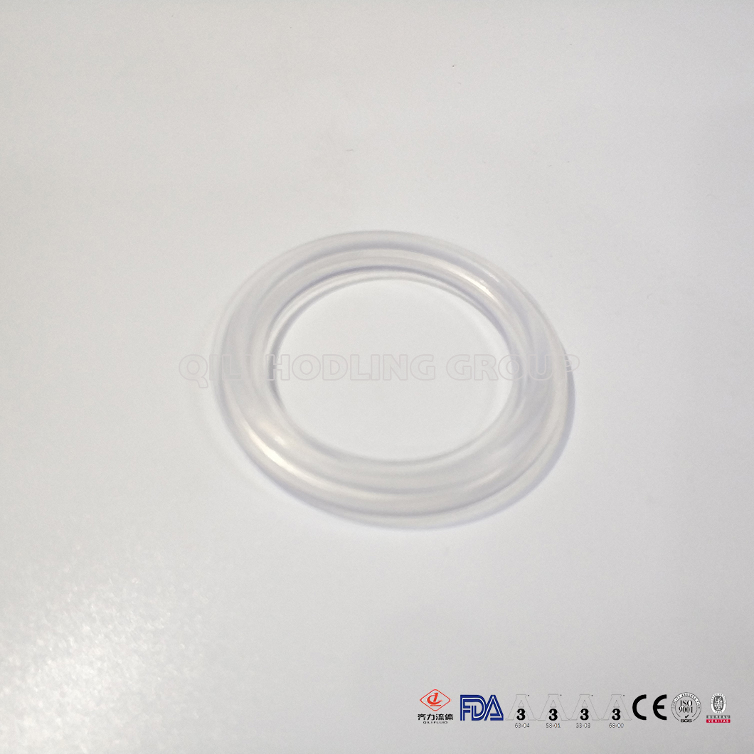 FDA Approved gasket Platinum Silicone Clear Tri Clamp, China Sanitary ...