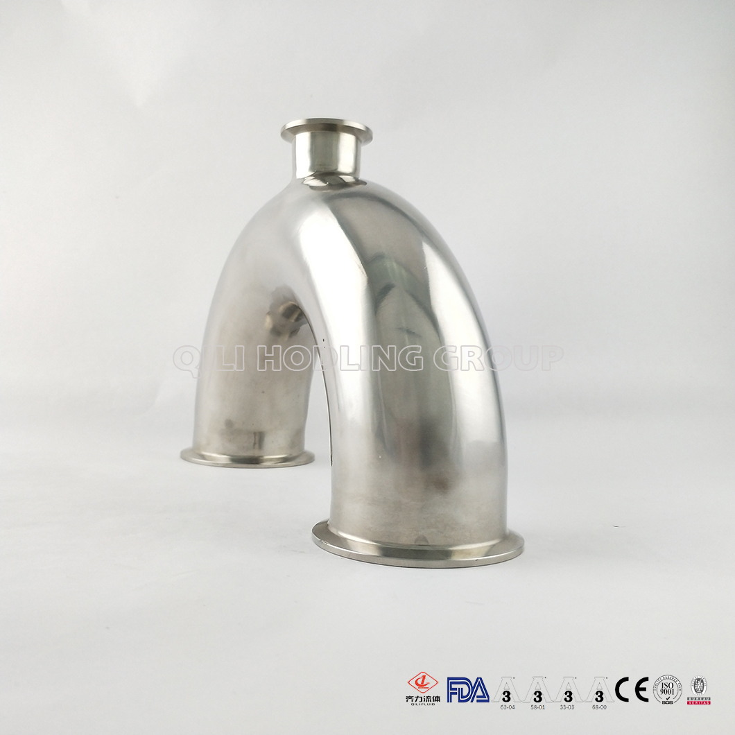 Sanitary stainless steel tri clover fittings clamped U type tee, China ...