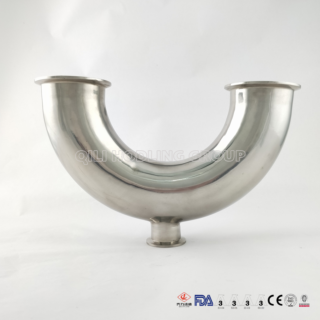Sanitary stainless steel tri clover fittings clamped U type tee, China ...