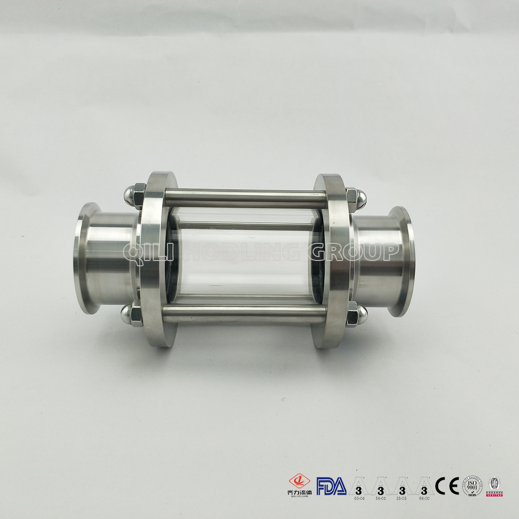 Stainless Steel 304/ 316L Sanitary Tubular/ Inline Sight Glass with ...