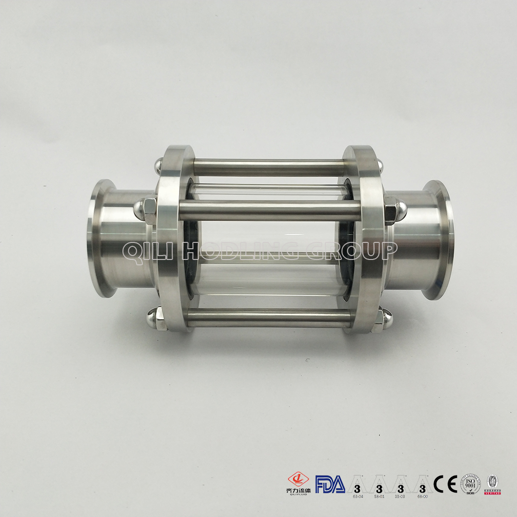 Stainless Steel 304/ 316L Sanitary Tubular/ Inline Sight Glass with ...