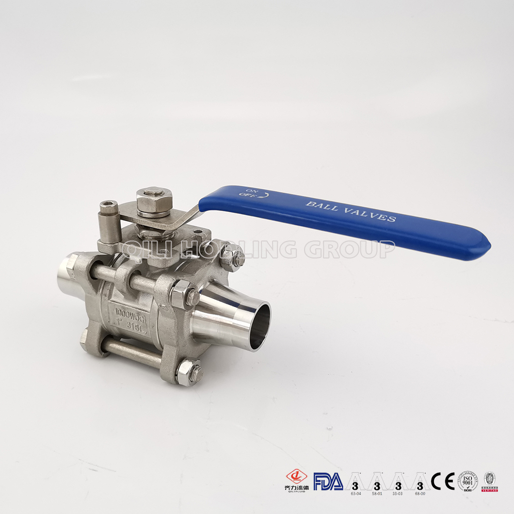 Stainless Steel CF3M CF8M Manual Food Grade Full Bore Encapsulate ...