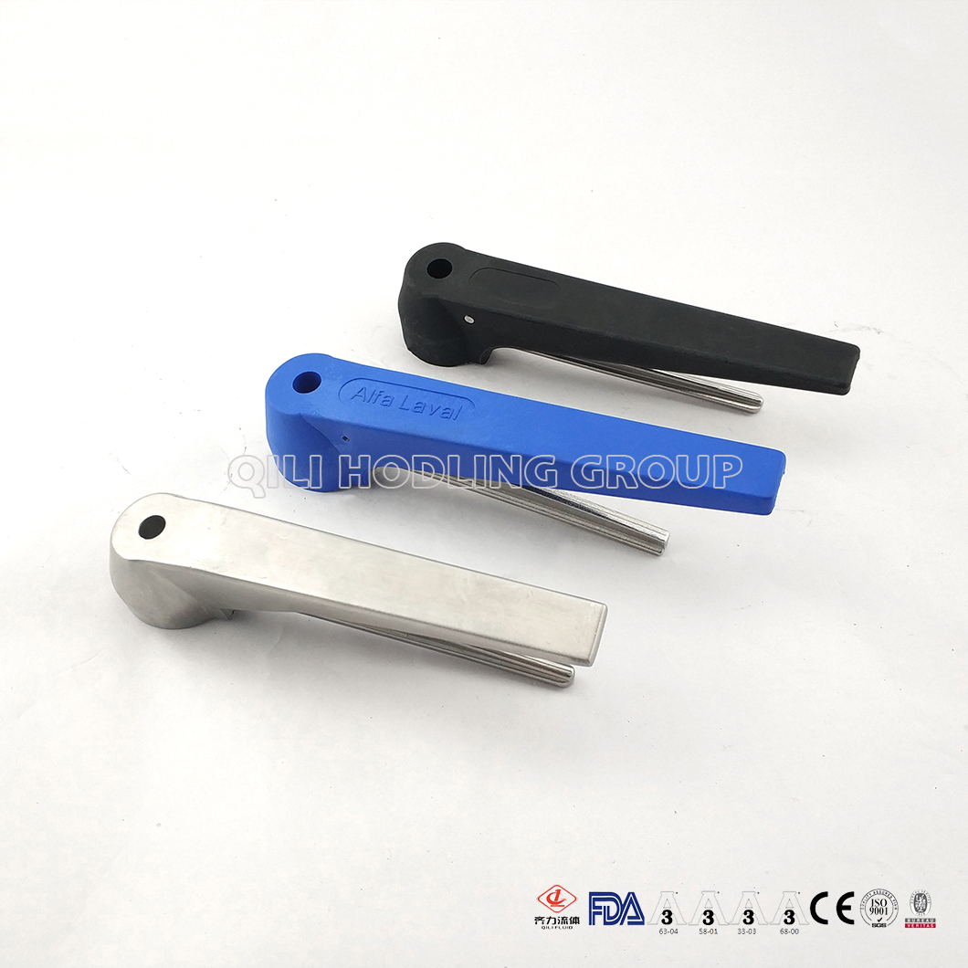 Stainless Steel Sanitary Multi Position Butterfly Valve Handle with ...