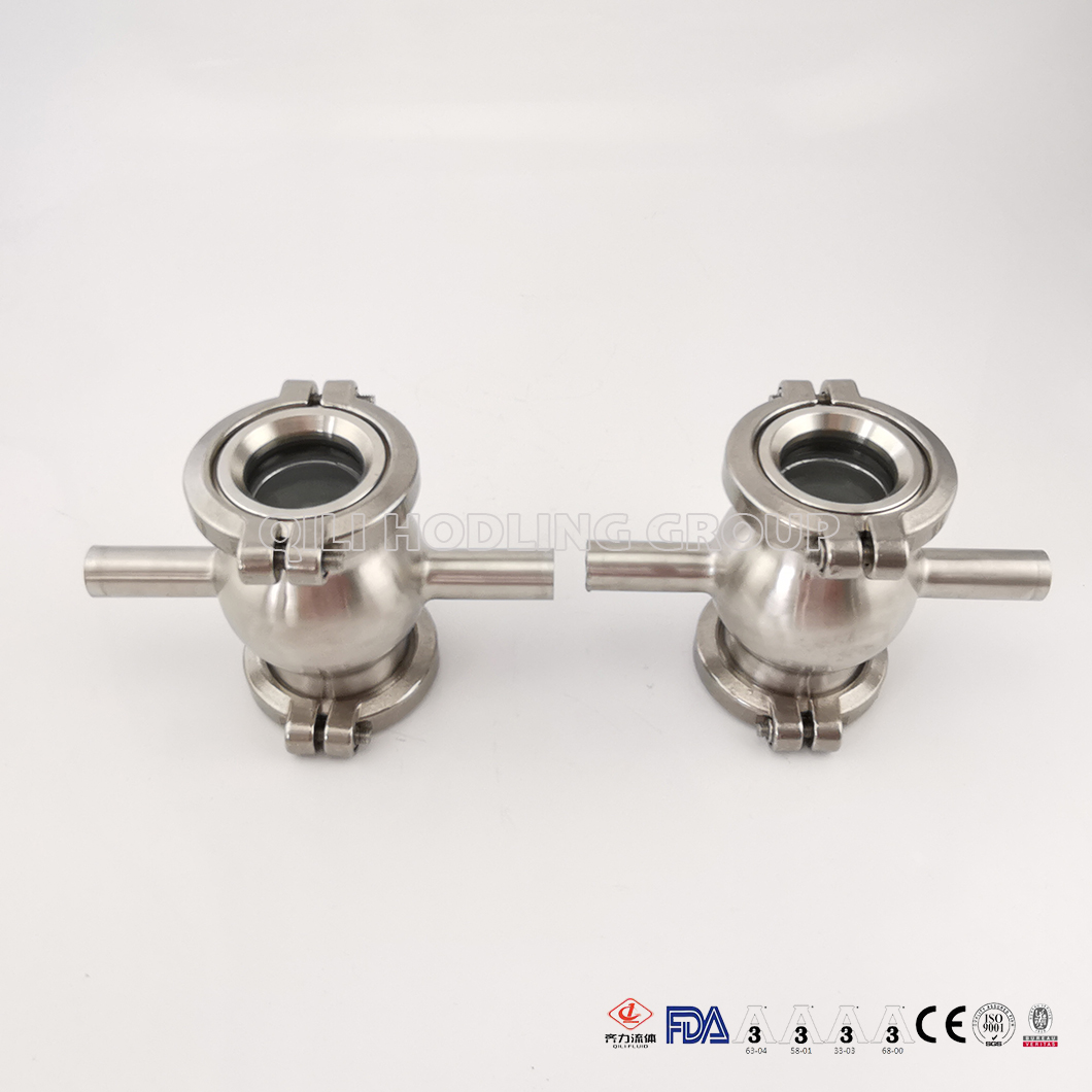 Stainless Steel Sanitary Vacuum Sight Glass, China flow Vacuum sight ...