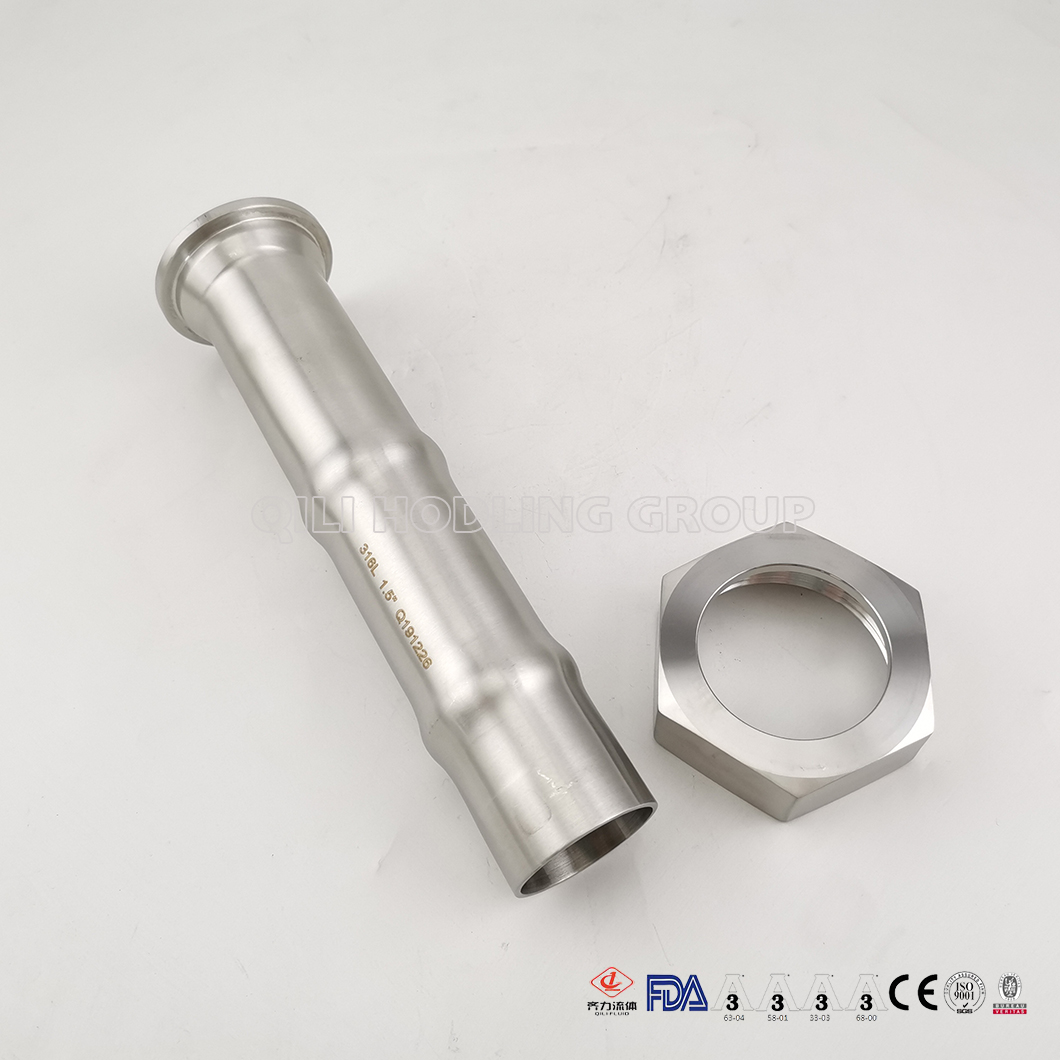 Stainless Steel SS304 SS316 RJT Nut Double Loop Pipe, China Hygienic ...