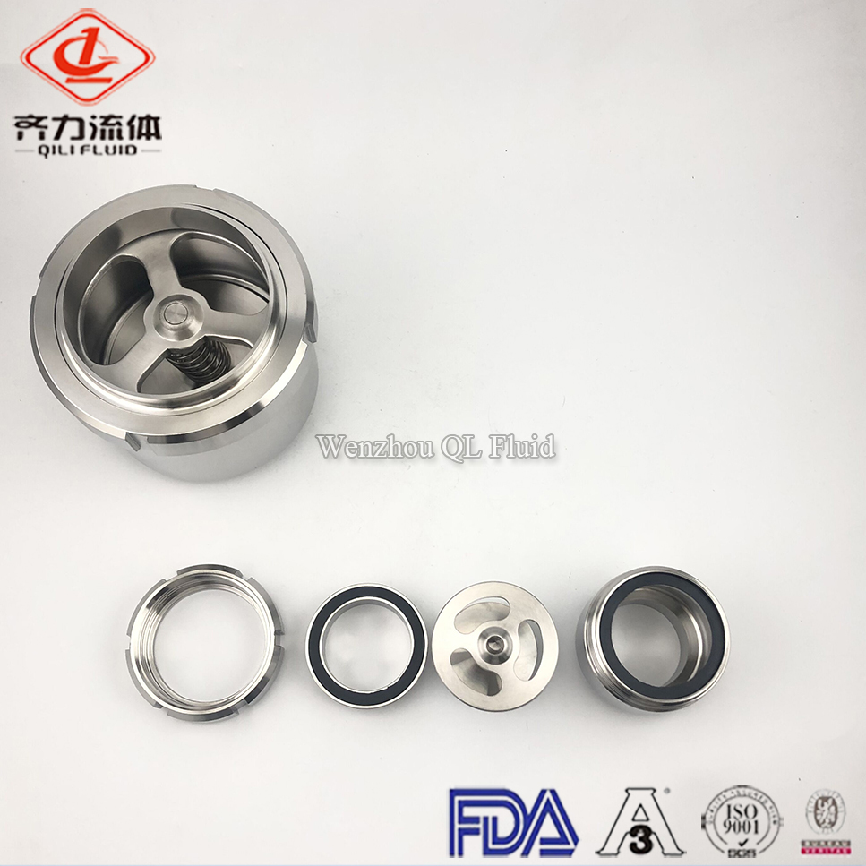 Union Type Nrv Sanitary Check Valve, China Union Type Sanitary Check ...