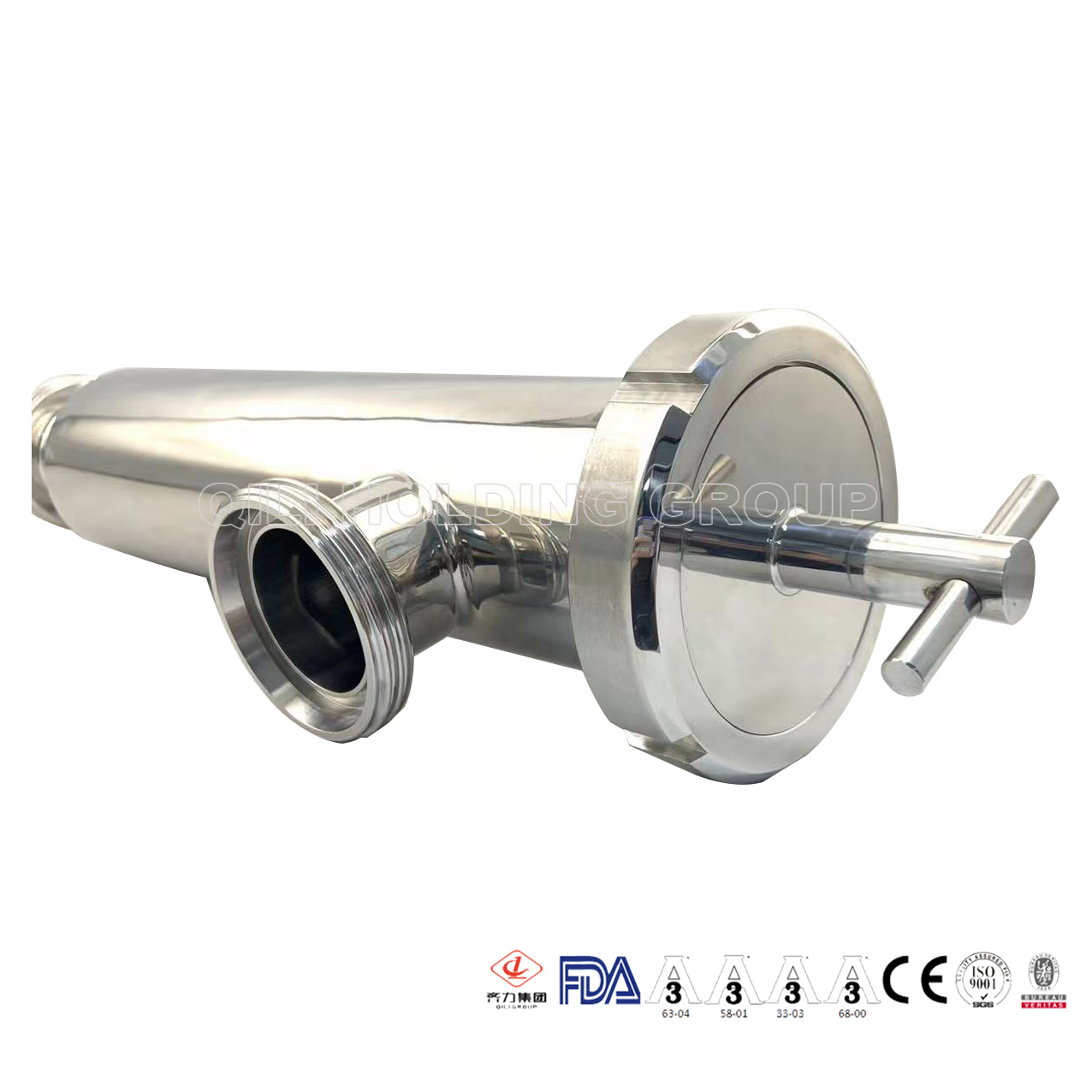 hygienic Flow Control threaded Angle Type Filter, China Manufacturers ...