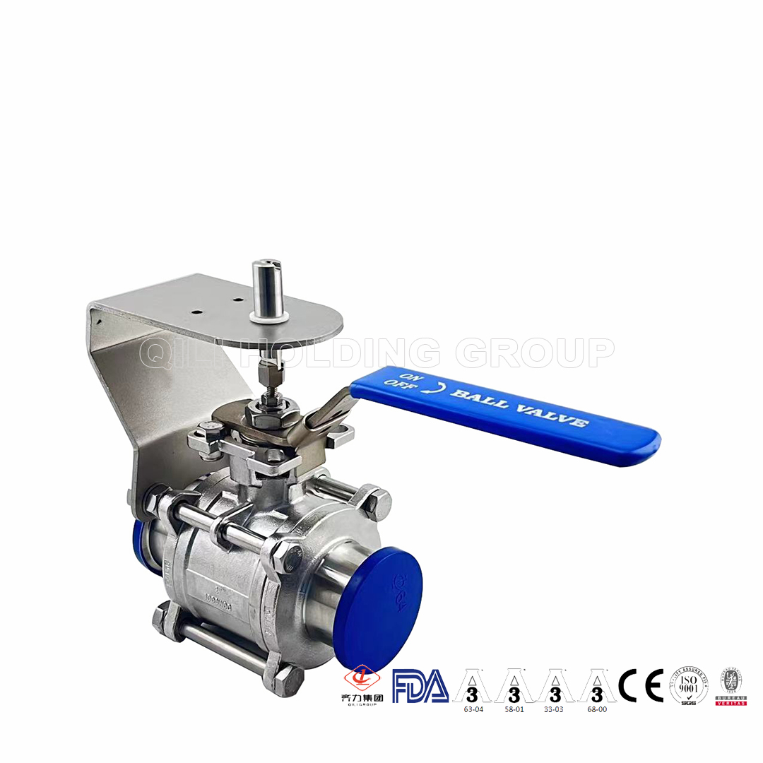 sanitary ball valves with bracket, China Manufacturers, Suppliers ...
